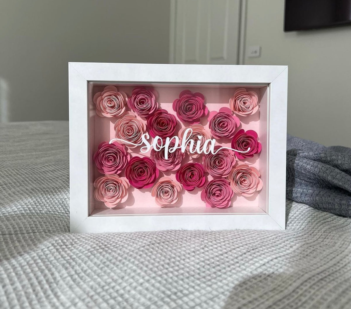 Flower Shadow Box Frame – Smitten Creations